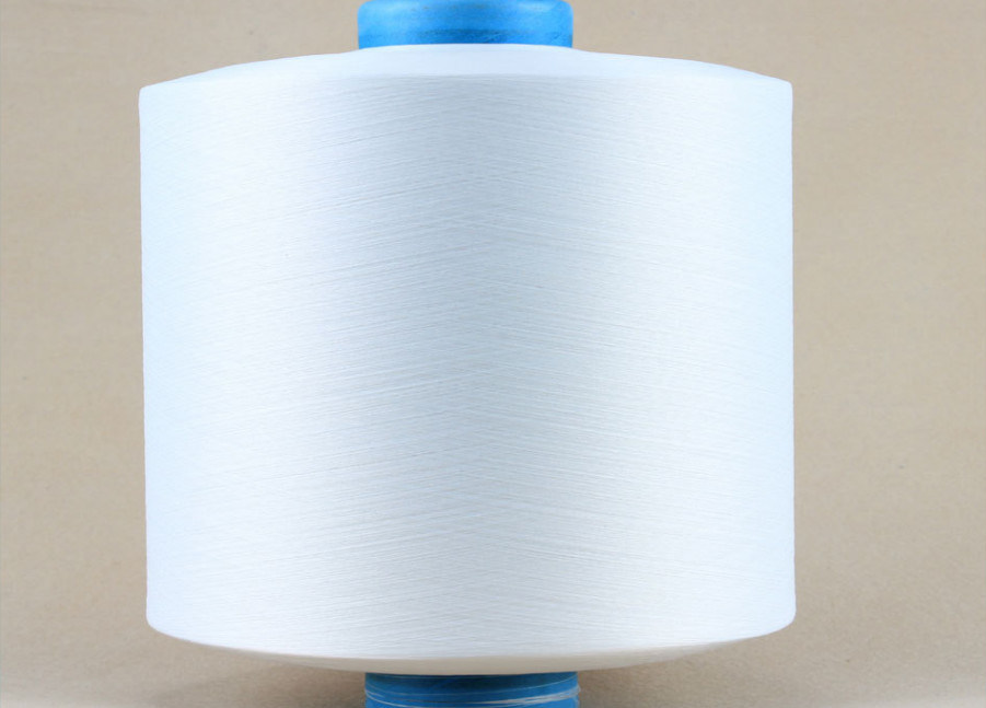 White Color 100D / 36F Polyester DTY Yarn HIM / SIM / NIM For Knitting