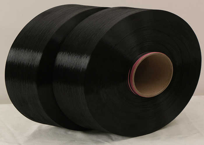 DDB / Dope Dyed Polyester POY Yarn 250D , Black Polyester Core Spun ...