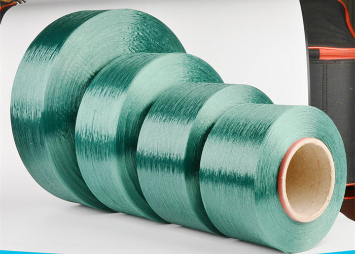 OEKO TEX Polyester POY Yarn , Dope Dyed Colored Polyester Filament Yarn ...